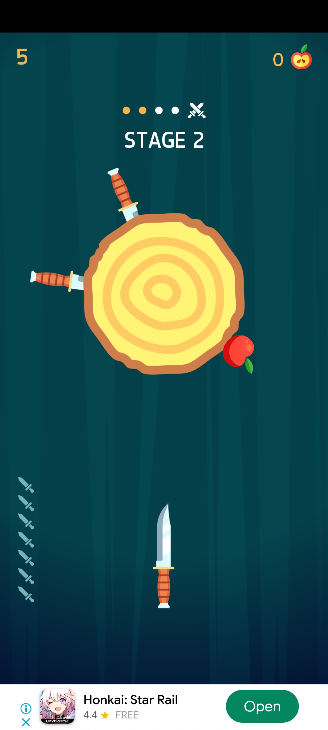 Knife Hit - 1-Click-Games