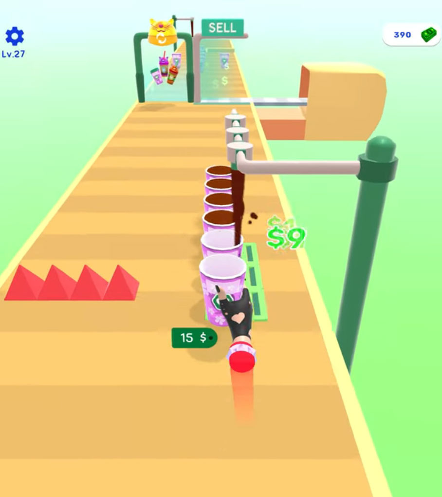 Coffee Stack - 1-Click-Games