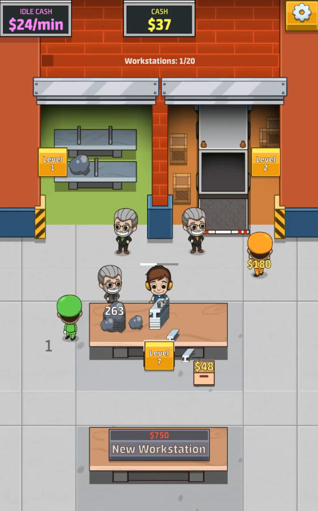 Idle Factory Tycoon: Business! - 1-Click-Games