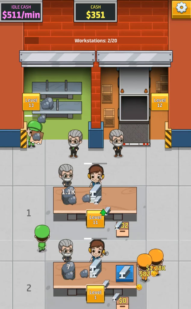 Idle Factory Tycoon: Business! - 1-Click-Games