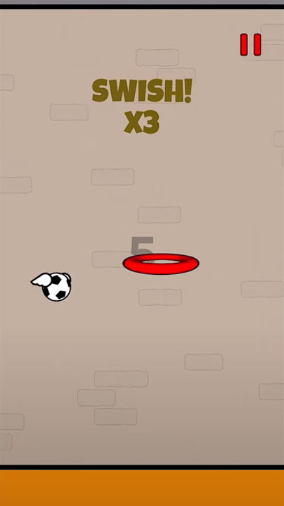 Flappy Dunk - 1-Click-Games