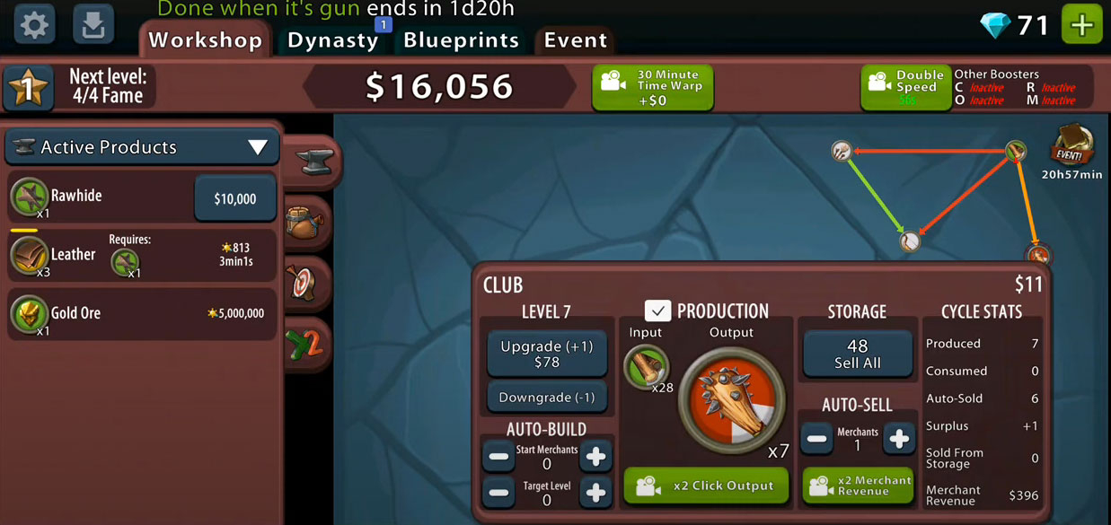 Crafting Idle Clicker - 1-Click-Games