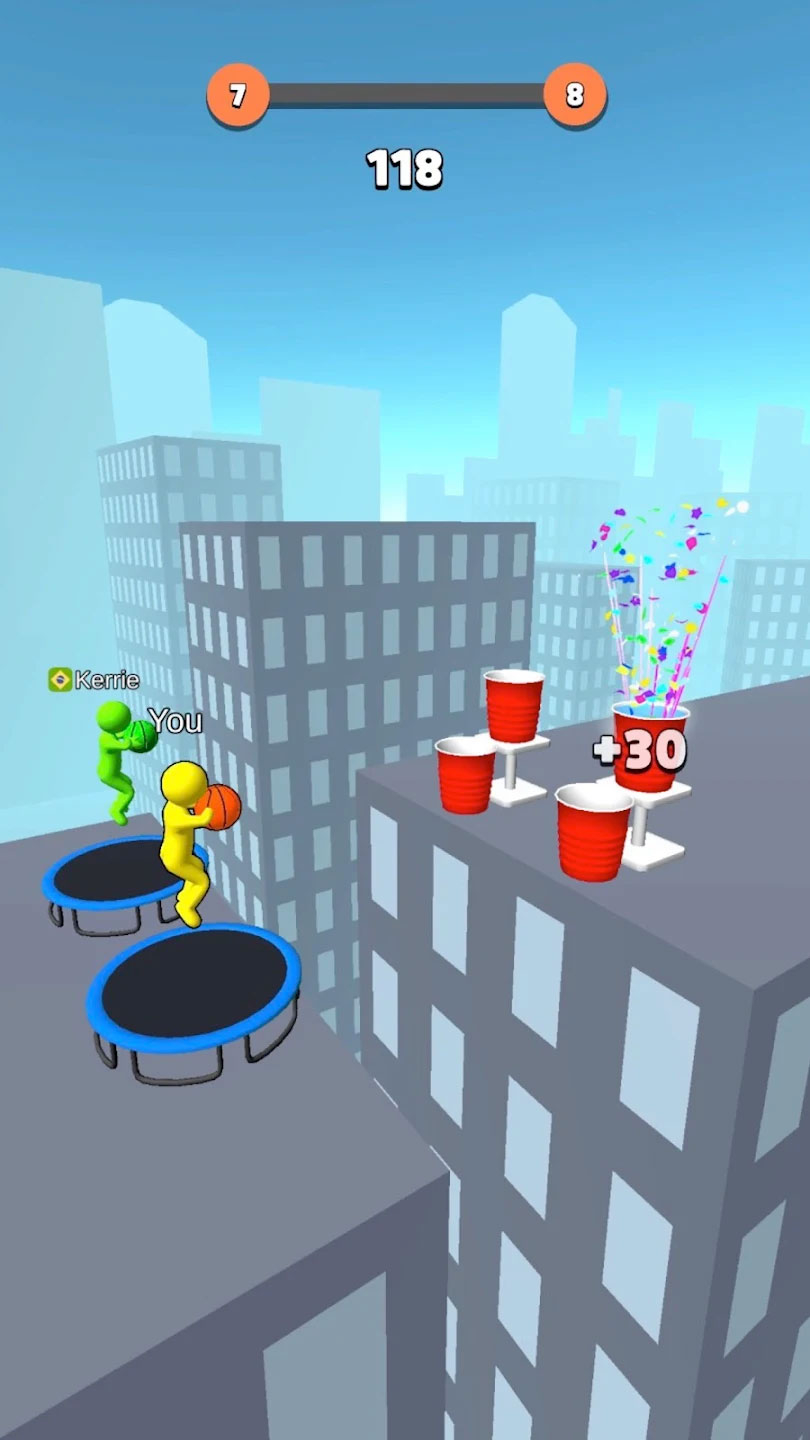 Jump Dunk 3D - 1-Click-Games
