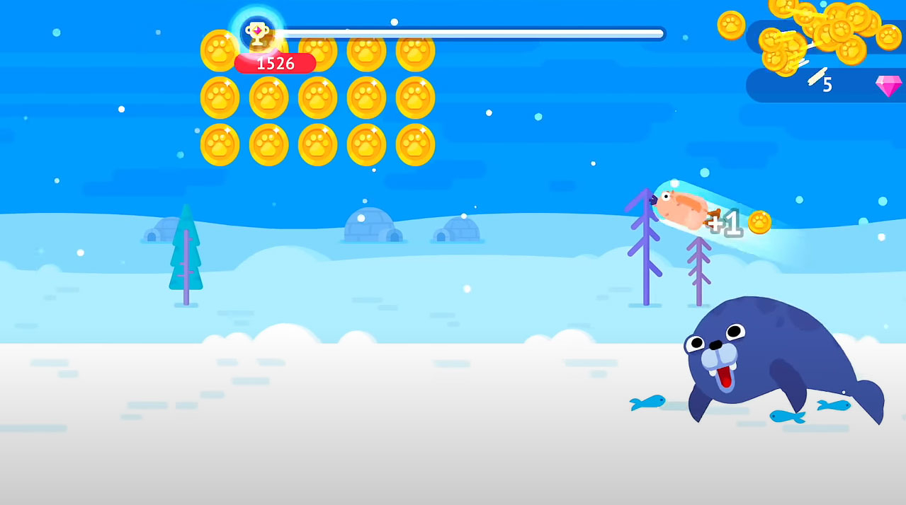 Bouncemasters: Penguin Games - 1-Click-Games