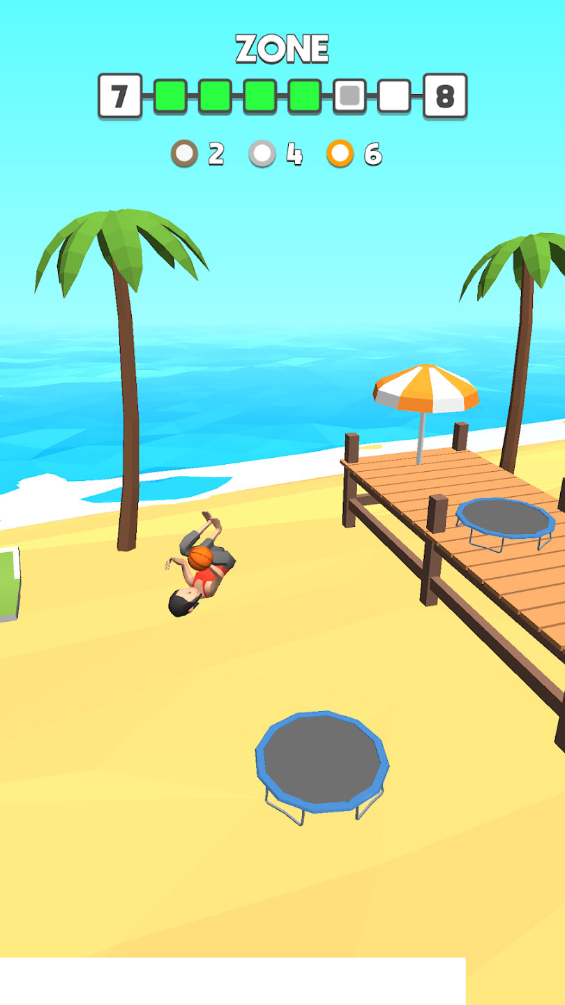 Flip Dunk - 1-Click-Games