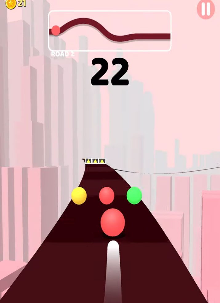 Color Road - 1-Click-Games