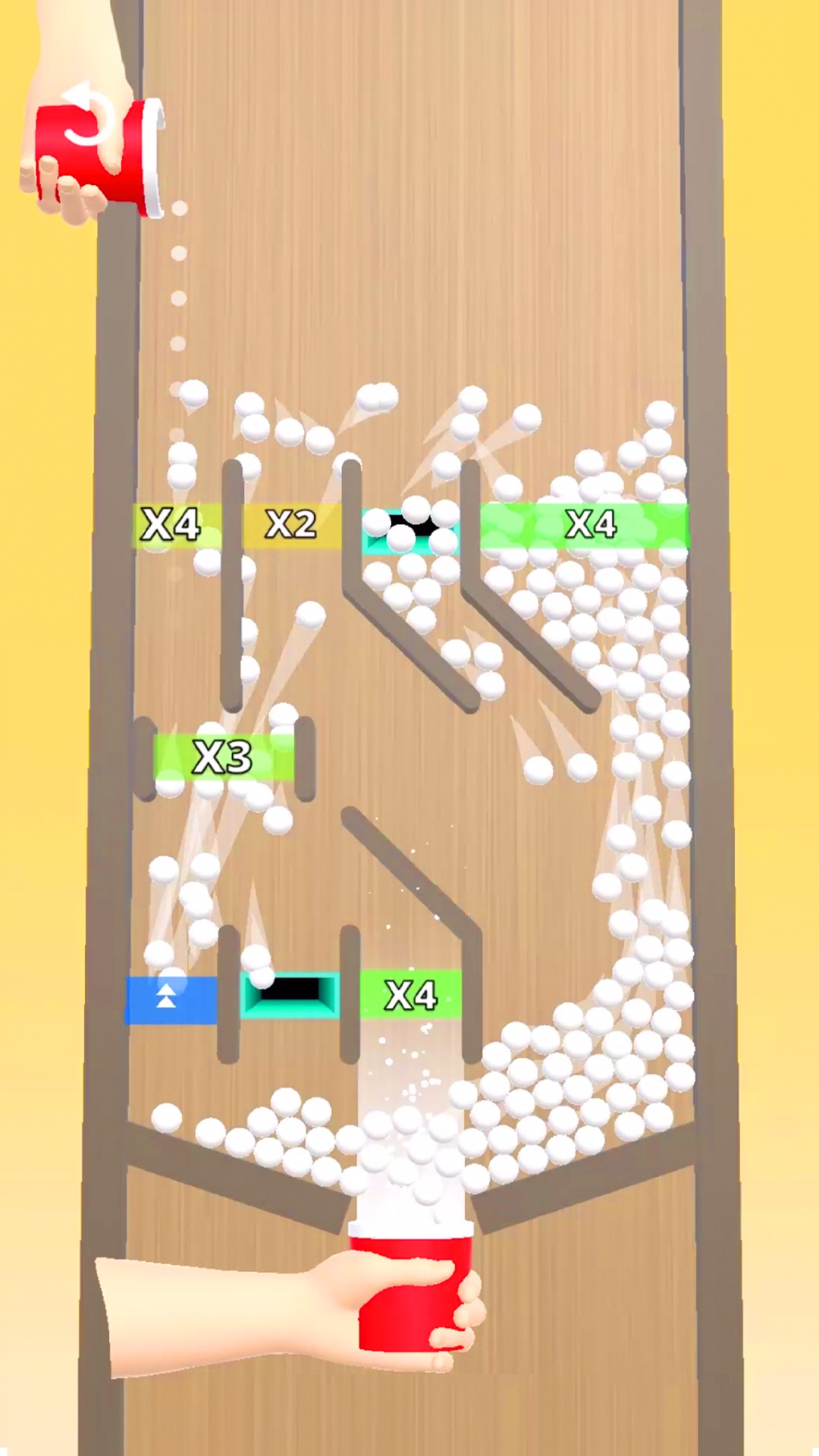 Bounce and collect - 1-Click-Games
