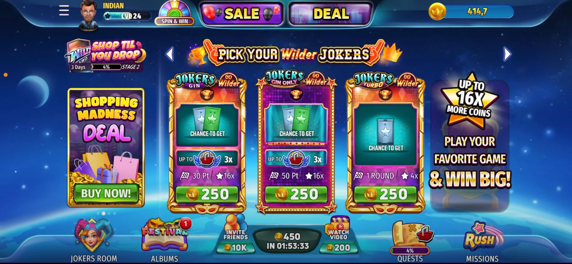 Gin Rummy Stars - Card Game - Apps4Blast