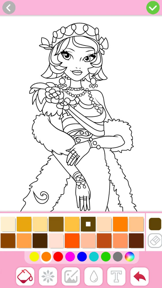 Princess Coloring: Drawing Game - Apps4Girls