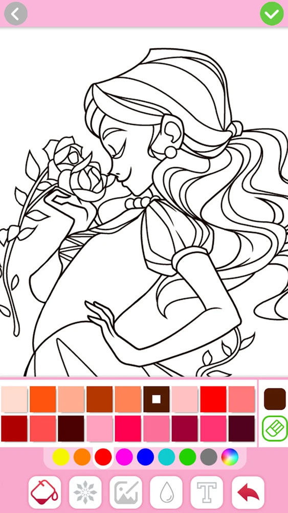 Princess Coloring: Drawing Game - Apps4Girls