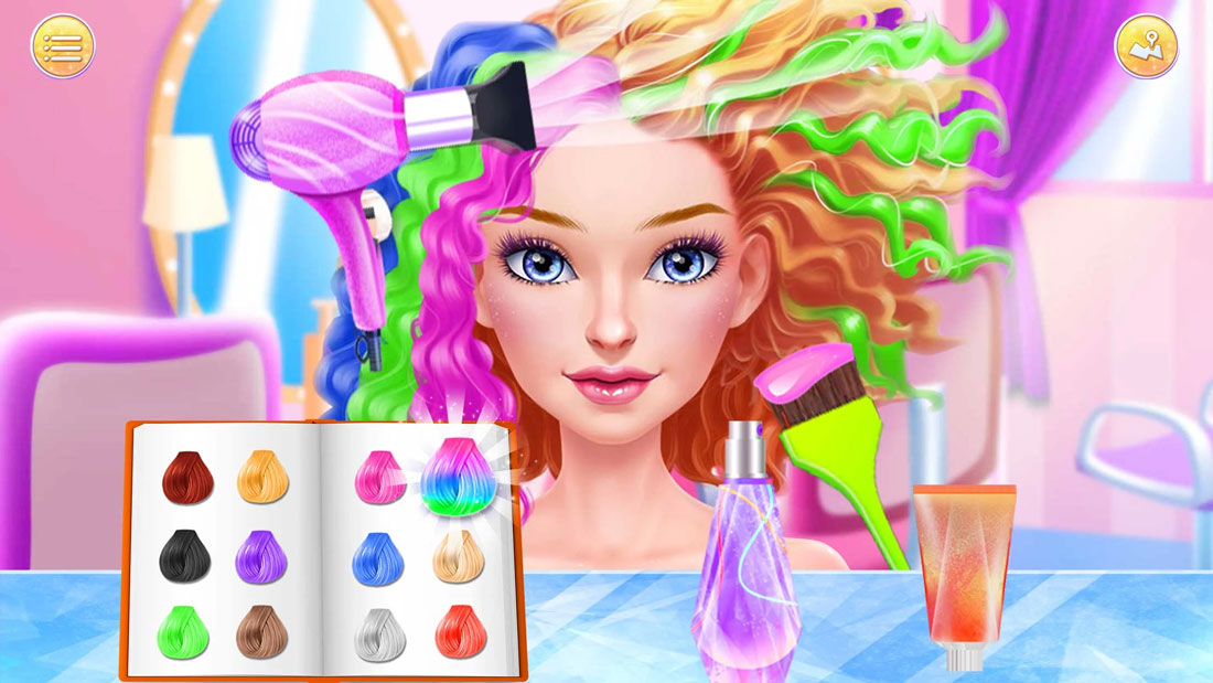 Hair Stylist Salon Girl Games - Apps4Girls
