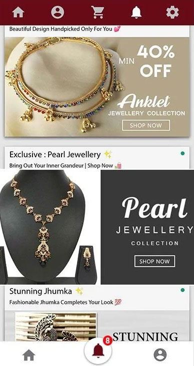 Jewellery Online Shopping App - Apps4Style