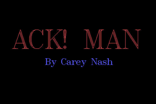 Ack! Man - Back to the Retro