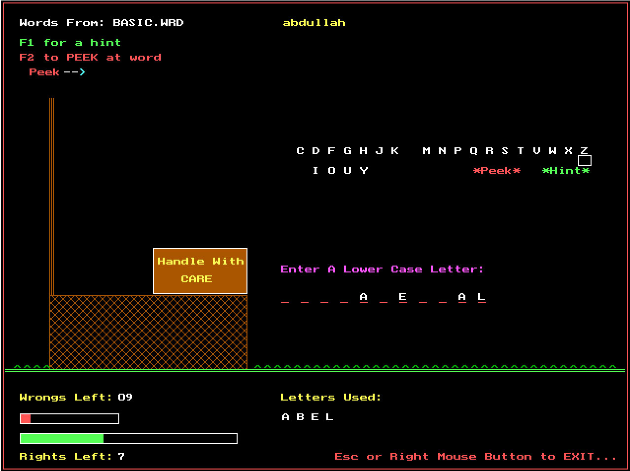 HangMan! - Back to the Retro