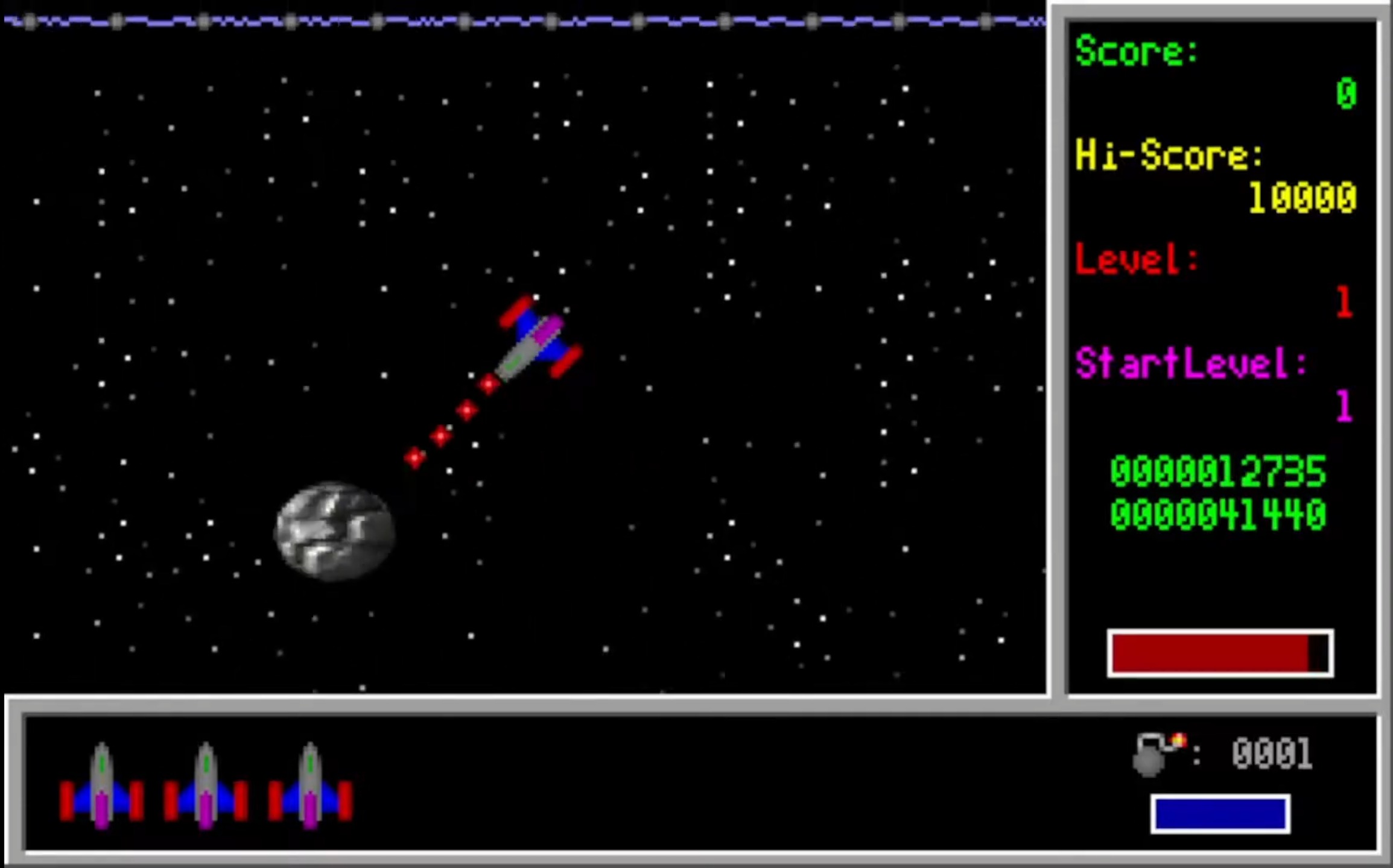 Asteroid Mayhem - Back to the Retro