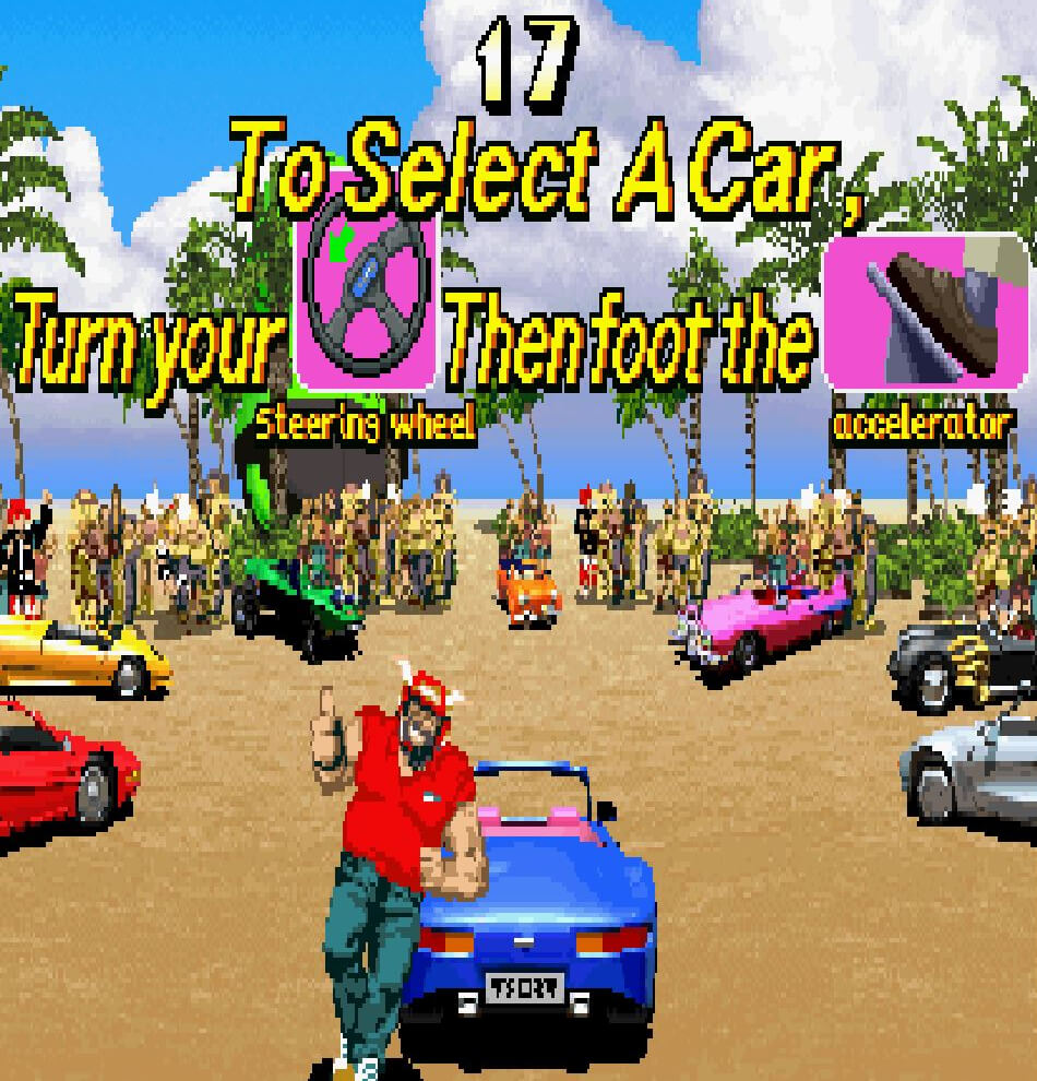 OutRun (1986) SEGA - Back to the Retro
