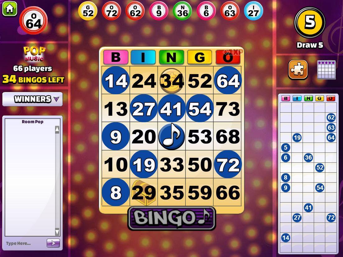 Bingo Tunes Online Bingo Games