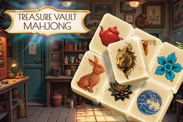 Treasure Vault Mahjong - Boomer Games