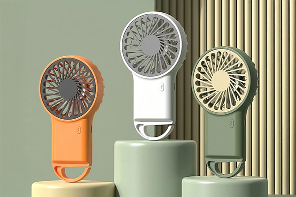 Foldable Cartoon Mini Fan – USB Rechargeable - BuyTown