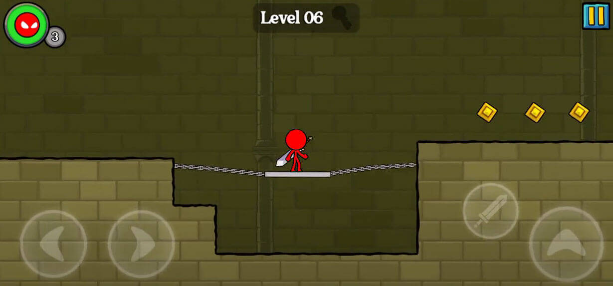 Red Stickman - Cool Games