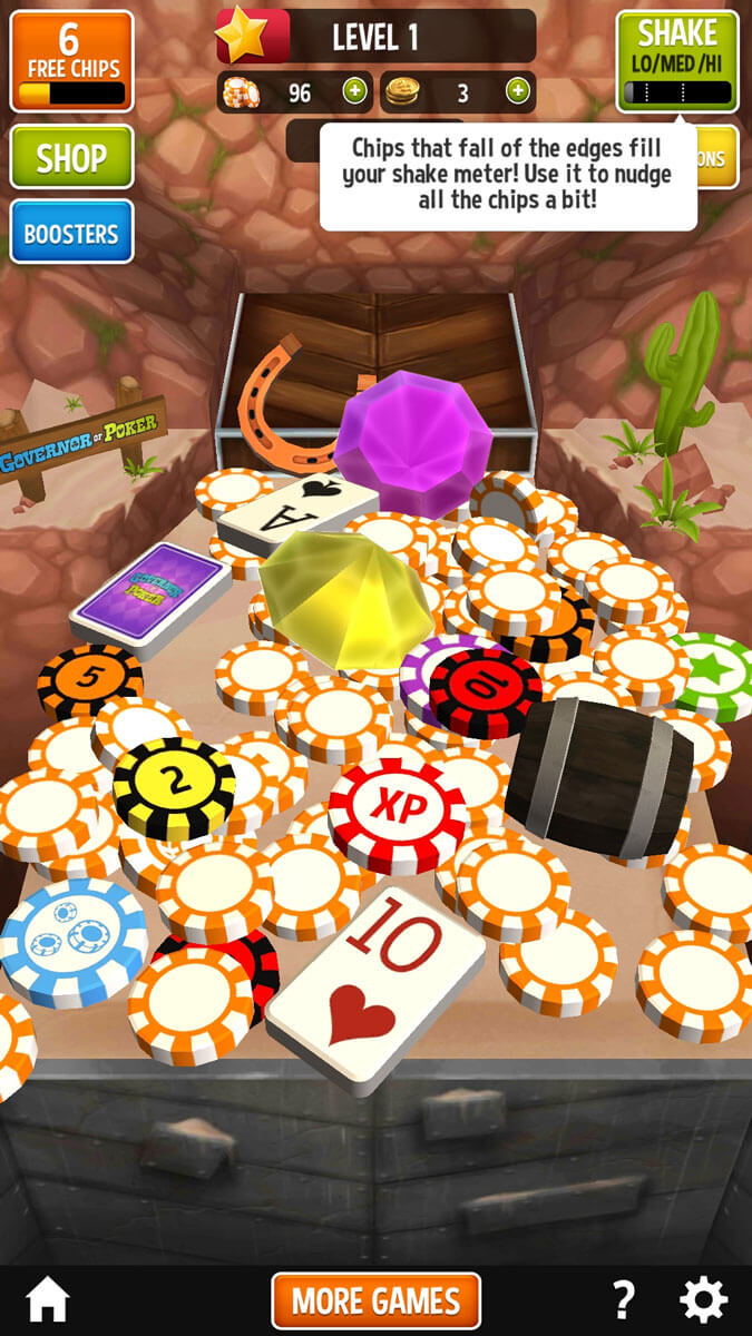 Wild West Chip Dozer - Cool Games