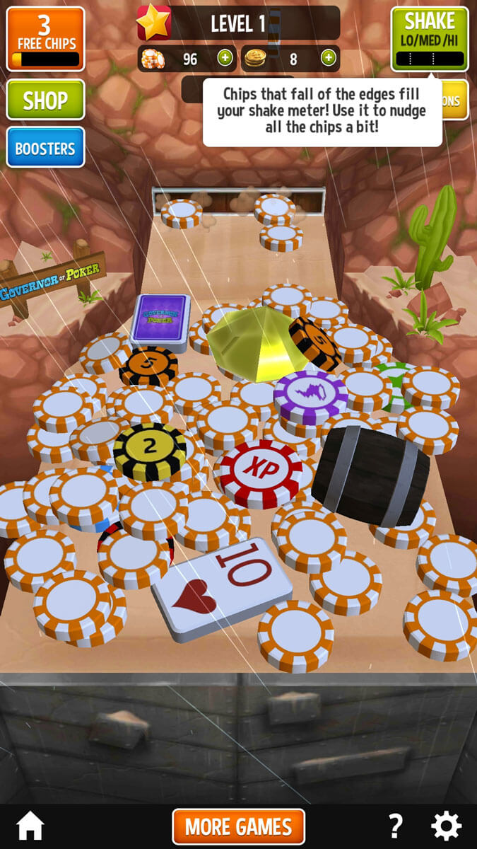 Wild West Chip Dozer - Cool Games