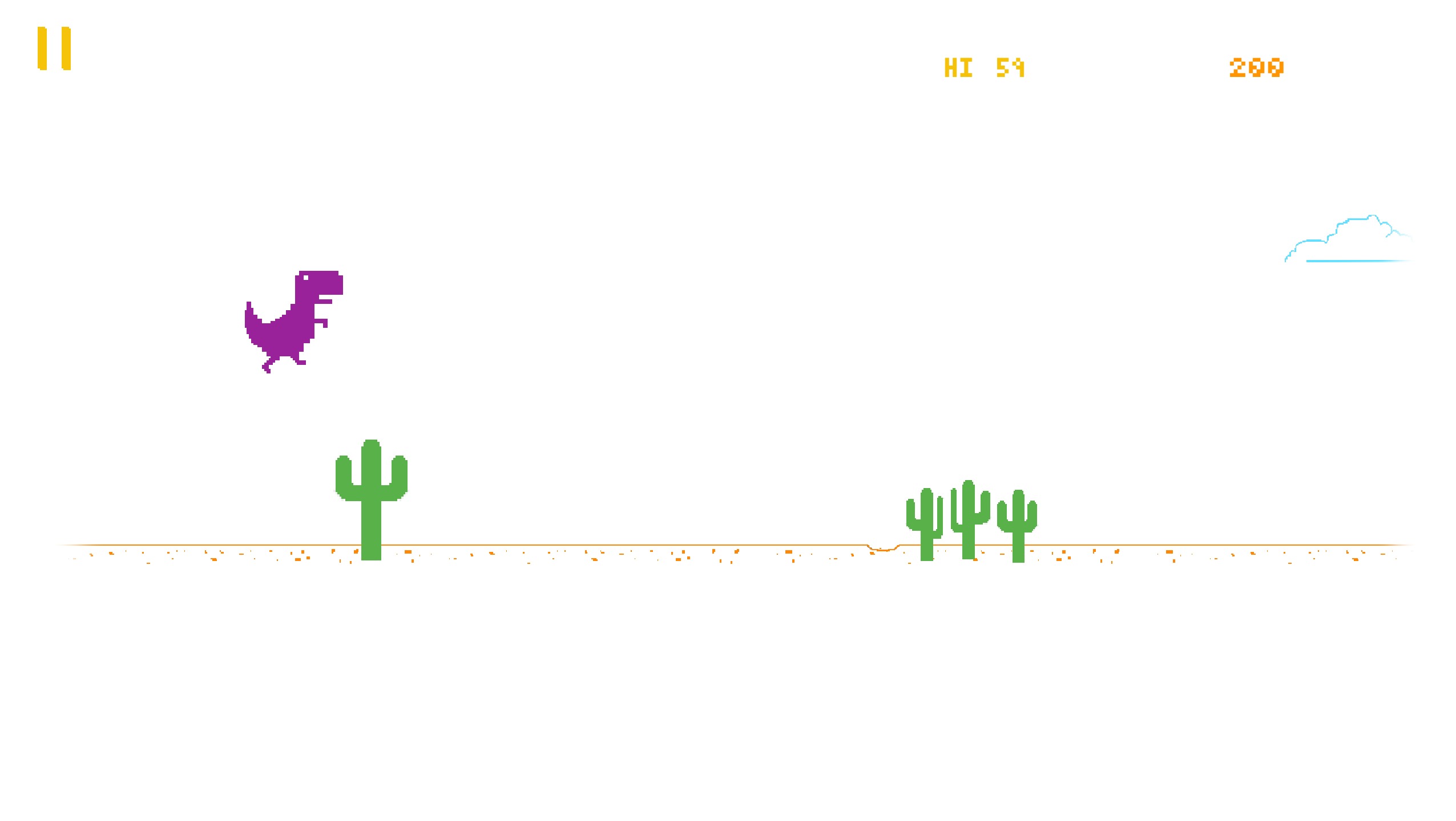 Purple Dino Run - Dino Run Games