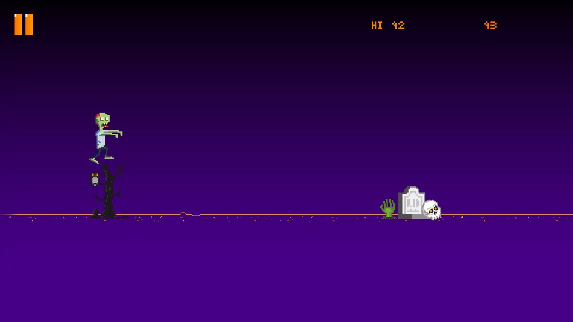 Halloween Zombie Run - Dino Run Games