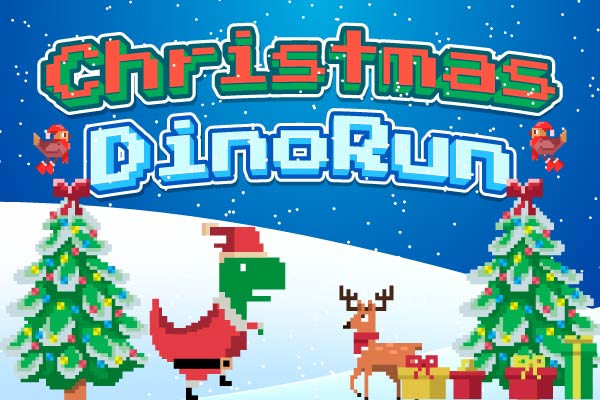 Christmas Dino Run - Dino Run Games