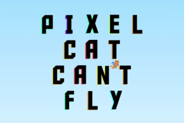 Pixel Cat Can't Fly - Dos4PC