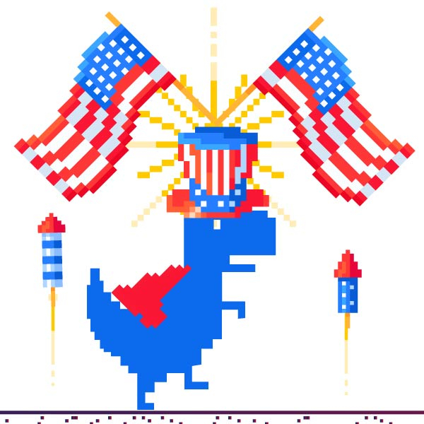 4th Of July Dino Run - EZJO