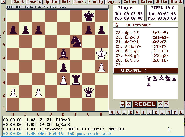 Rebel Decade Chess - Find Retro