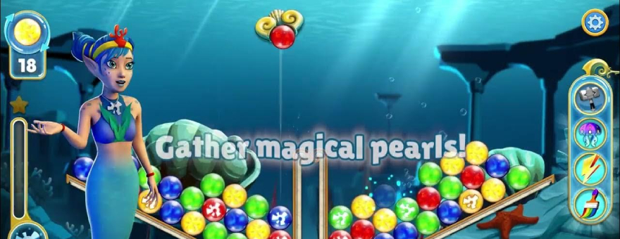 Pearls of Atlantis: Games4Dude's Newest Bubble-popping Hit! | Games4Dudes