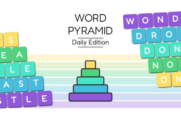 Daily Word Pyramid - Games4Dudes