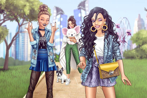 Lady Popular: Fashion Arena - Games4Girls