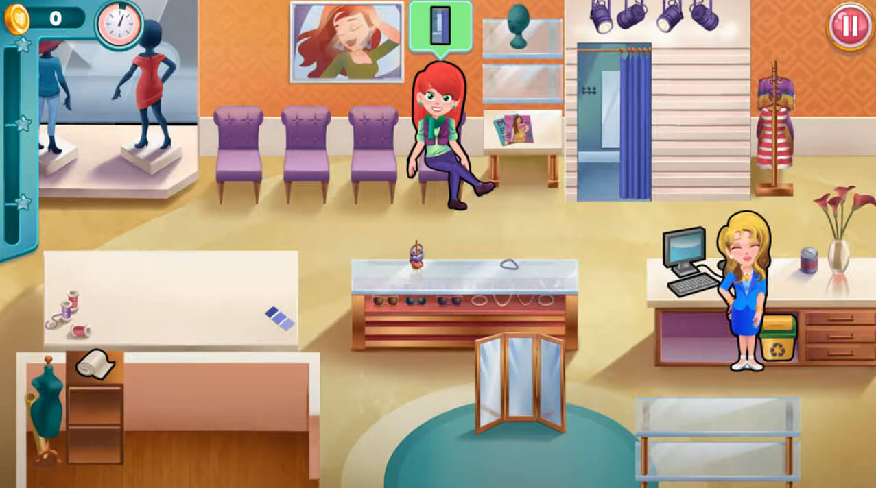 Fashion Salon Dash - Games4Girls