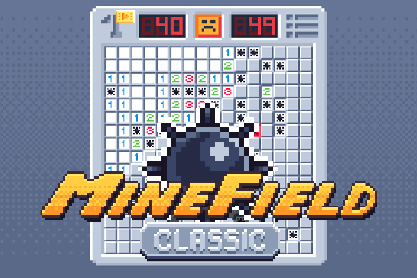 Minefield Retro - Games 4 Grandma