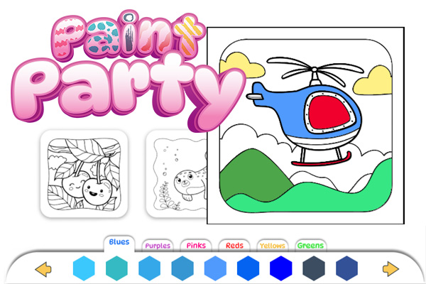 Paint Party - Games 4 Grandma