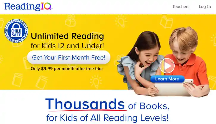 ReadingIQ: Sign Up Now and Get Your First Month for Free! - Games ...