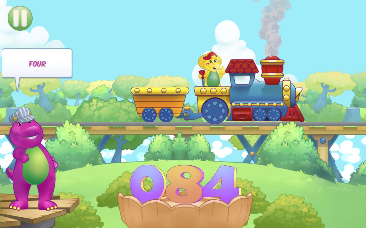 Learn English with Barney - Games Educate Kids