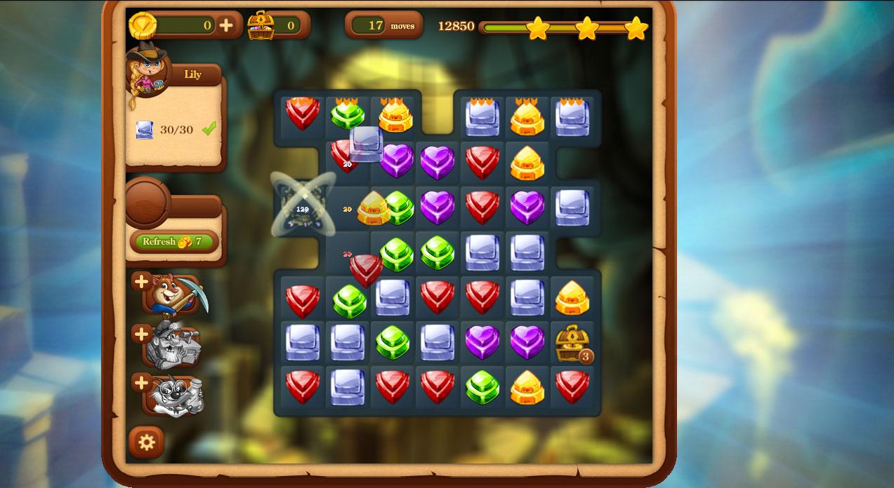 Six Gems - Free Casual Games!