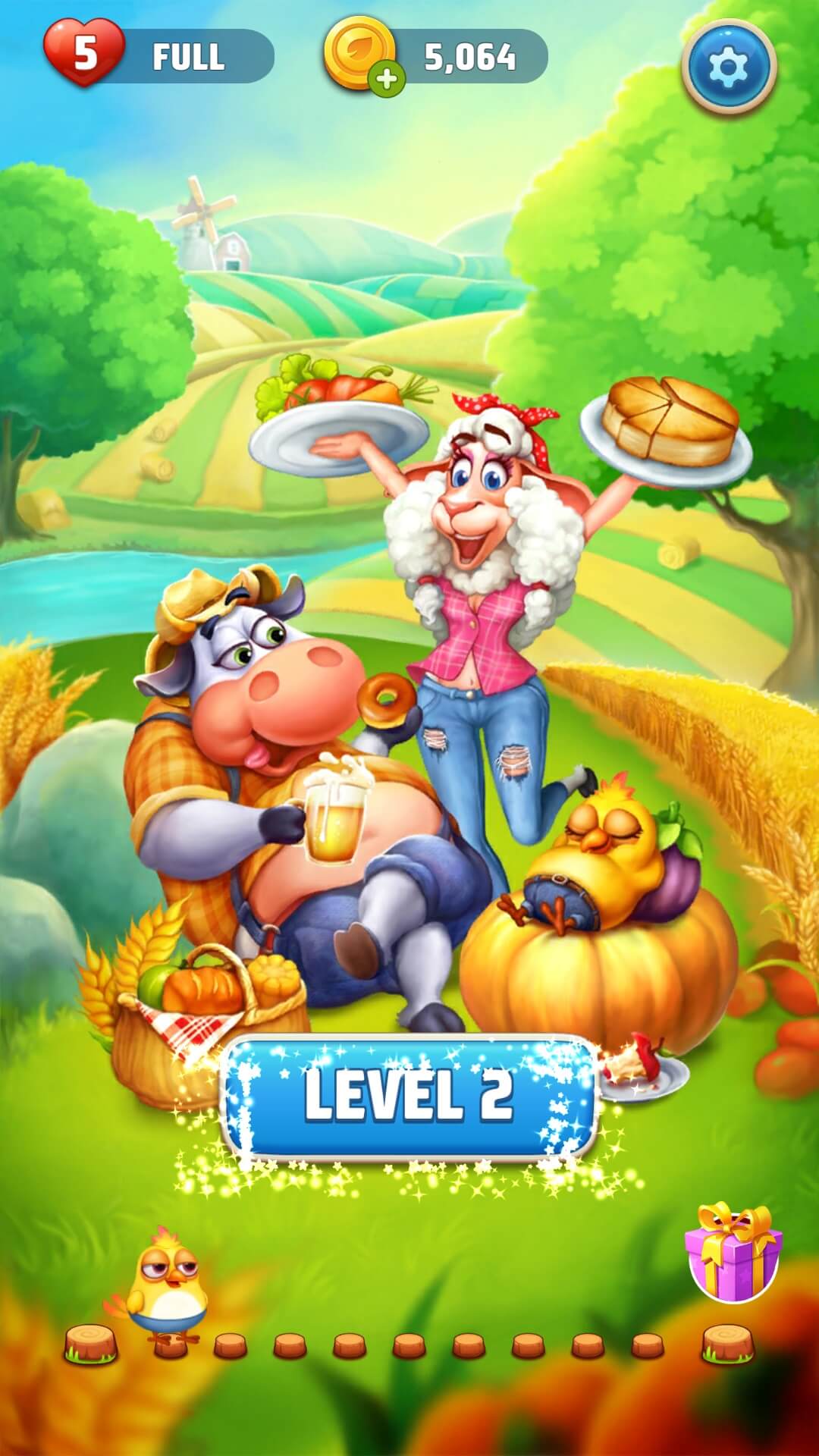 Farm Blast - Sliding Block & Dropdom Puzzle Game - Free Casual Games!