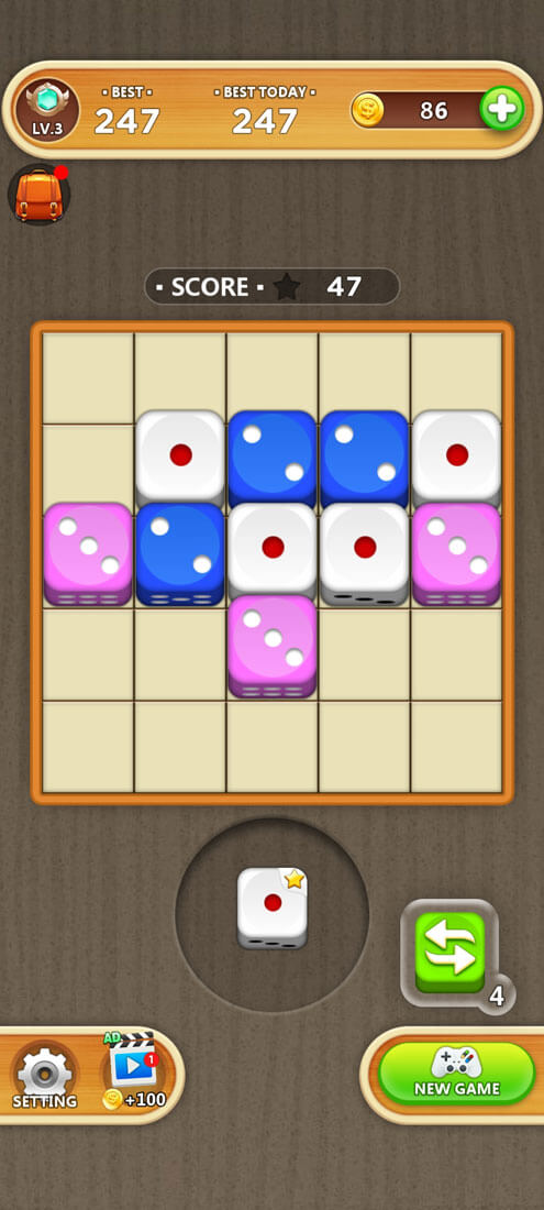 Dice Puzzle - Free Casual Games!