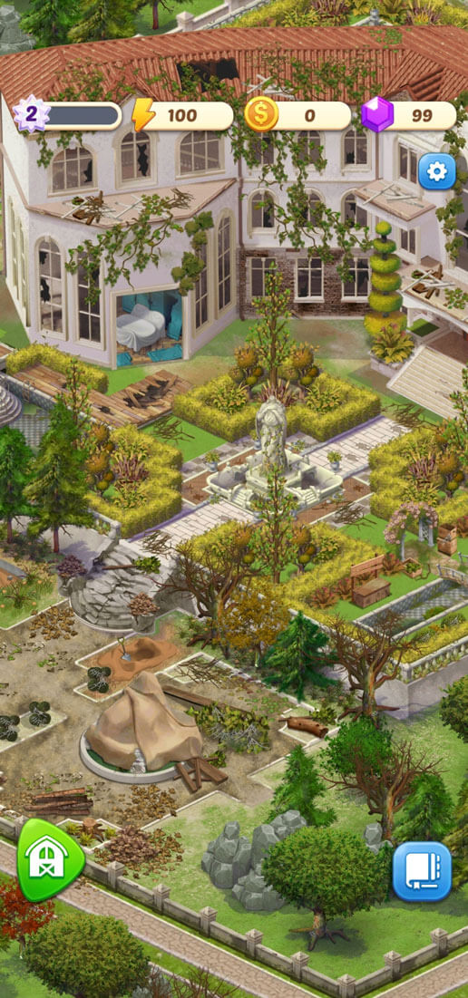 Merge Manor: Sunny House - Free Casual Games!