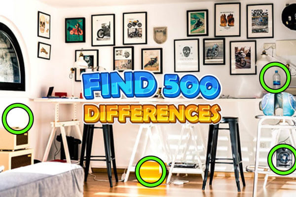 Find 500 Differences - Hidden Object Games