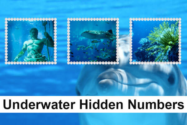 Underwater Hidden Numbers - Hidden Object Games