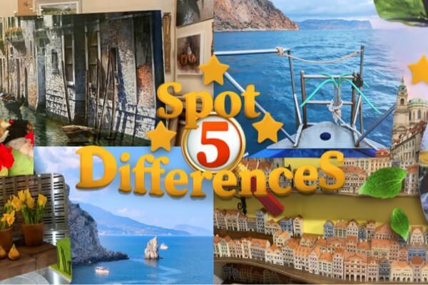 Spot 5 Differences - Hidden Object Saga