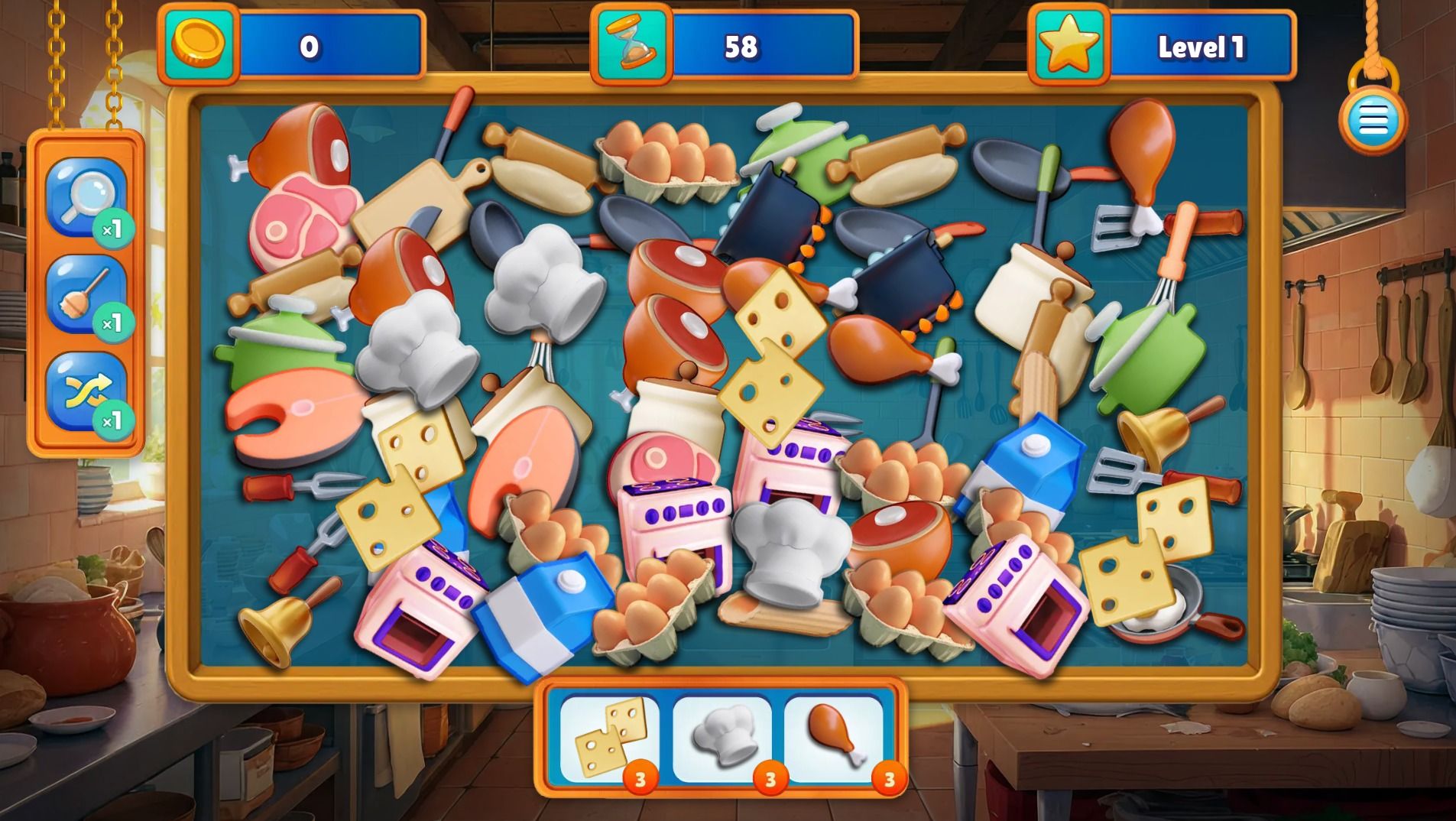Kitchen Mayhem - Hidden Objects Game