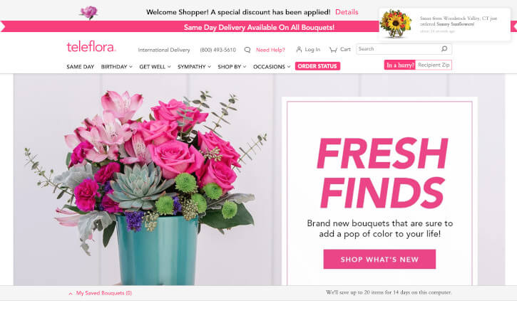 Teleflora - Hint of Romance