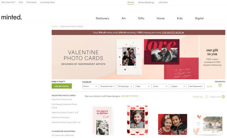 Minted - Hint of Romance